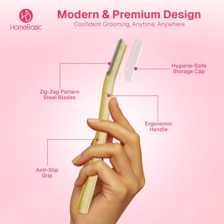 Facial Razor for Women – Safe, Painless Hair Removal | HomeBasic
