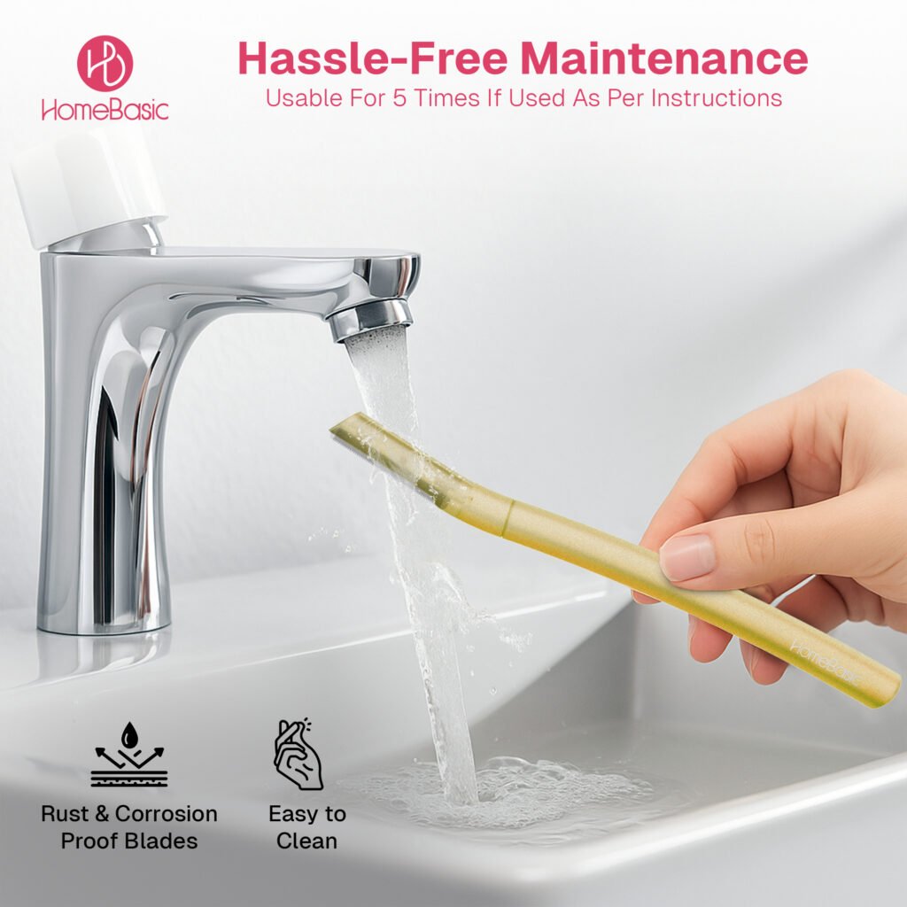 Facial Razor for Women – Safe, Painless Hair Removal | HomeBasic