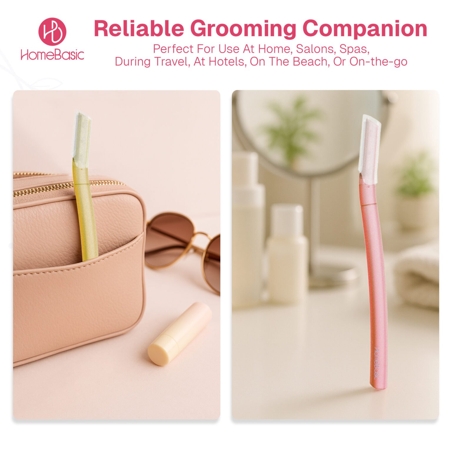 Facial Razor for Women – Safe, Painless Hair Removal | HomeBasic